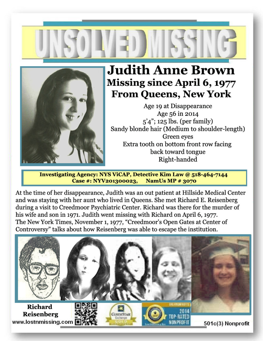 Judith Brown – April 6, 1977 – Queens, NY