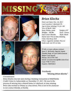 Brian Klecha – Dec. 26, 2017 – Lakeland, FL
