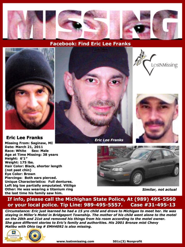 Eric Lee Franks – March 21, 2011 – Saginaw, MI