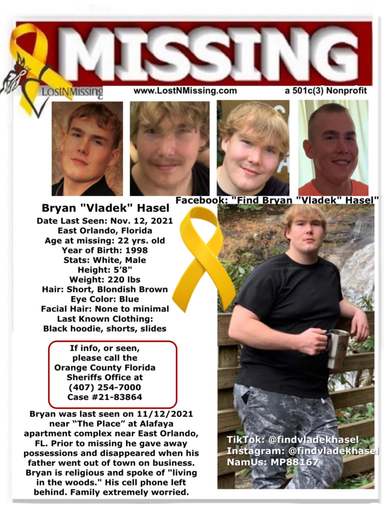 Bryan “Vladek” Hasel – Nov. 12, 2020 – East Orlando, FL
